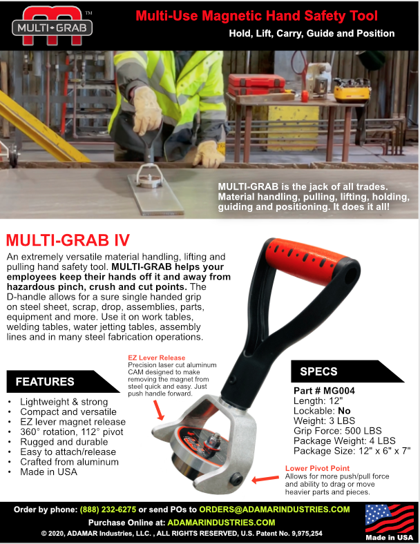 MULTI-GRAB - A Powerful and Versatile Magnetic No-Touch Safety Tool