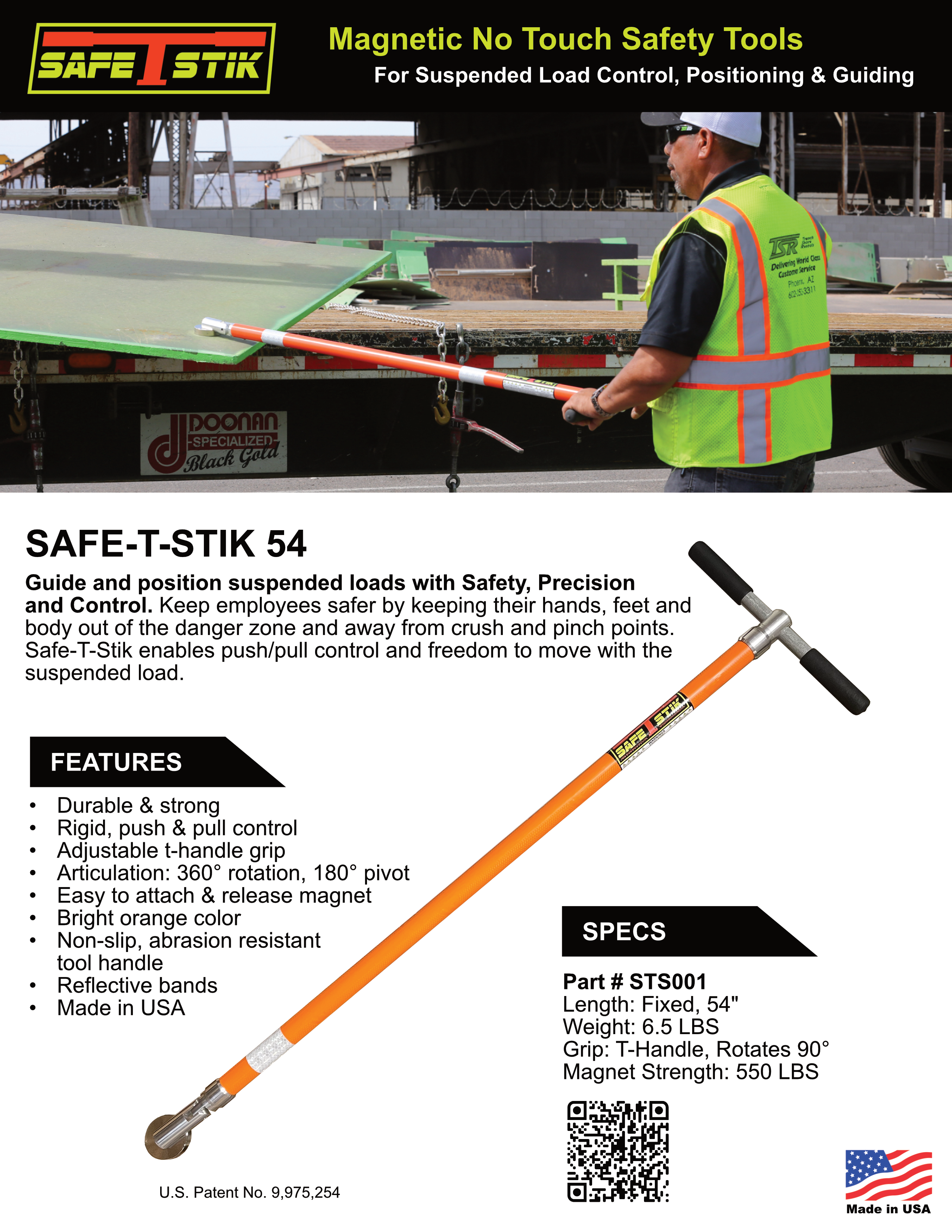 Safe-T-Stik - Hands Free, Hands Off, No-Touch Magnetic Load Control and ...