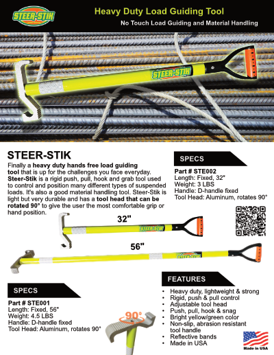STEER-STIK Hands free load guider - Heavy duty push pull load guiding ...